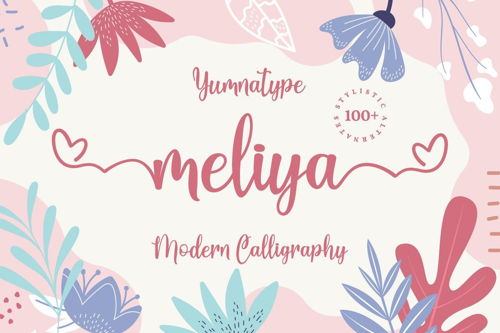 Meliya Script - So Fontsy