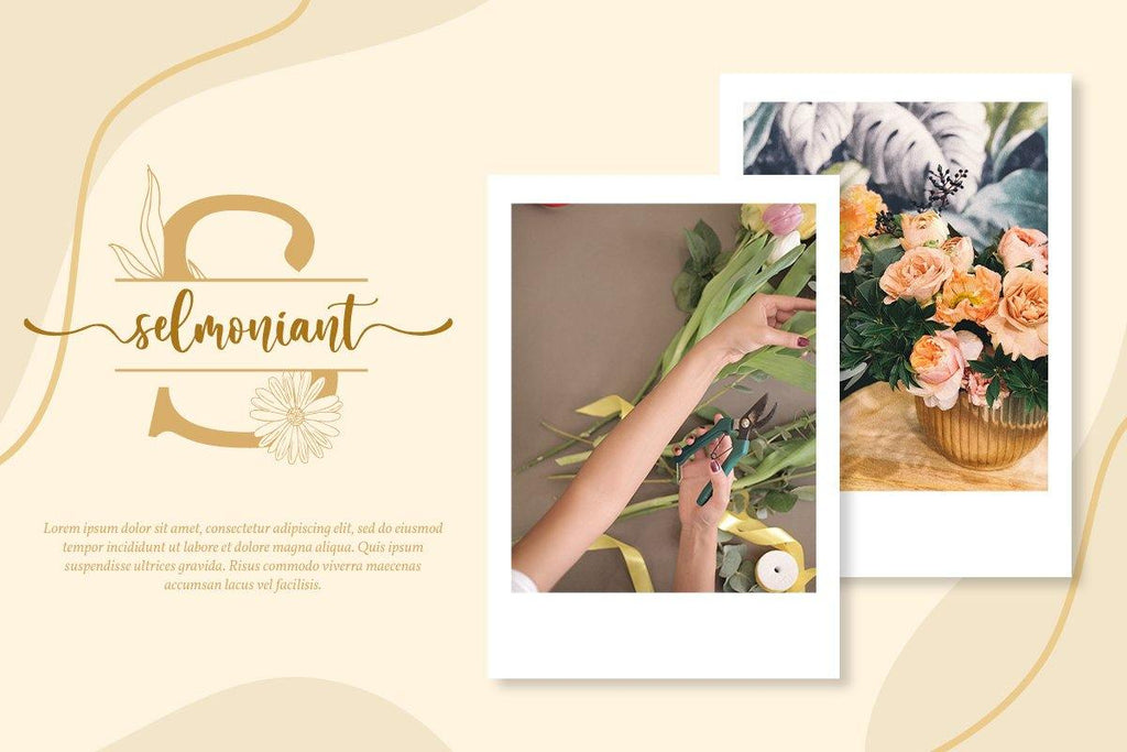 Mellisa Jonathan (Script & Split Monogram Font) - So Fontsy