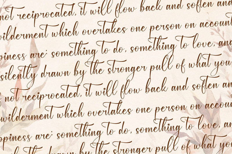 Mellodi Roosthm - Beautiful Script Font - So Fontsy