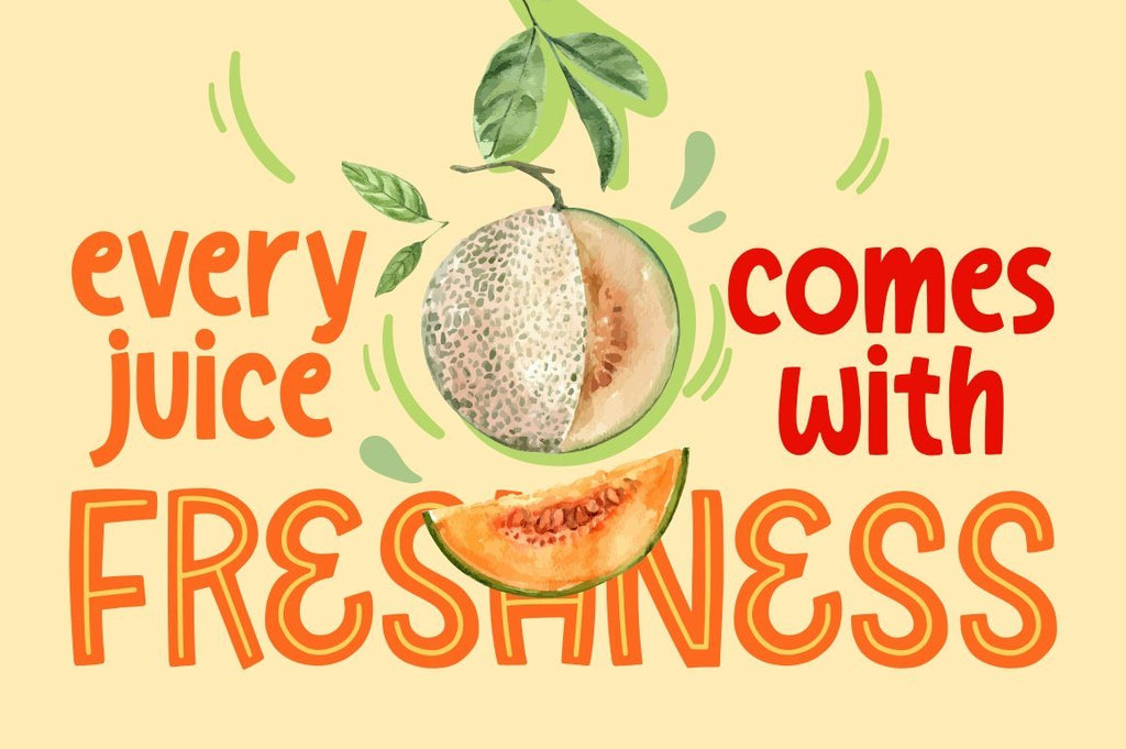 Melon Juice – Freshty Font - So Fontsy