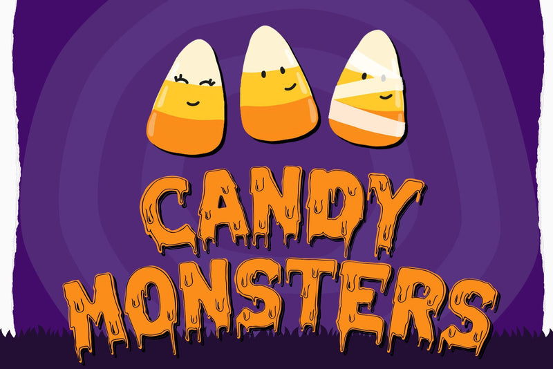 Melted Monster - Halloween Pack Layered Font - So Fontsy