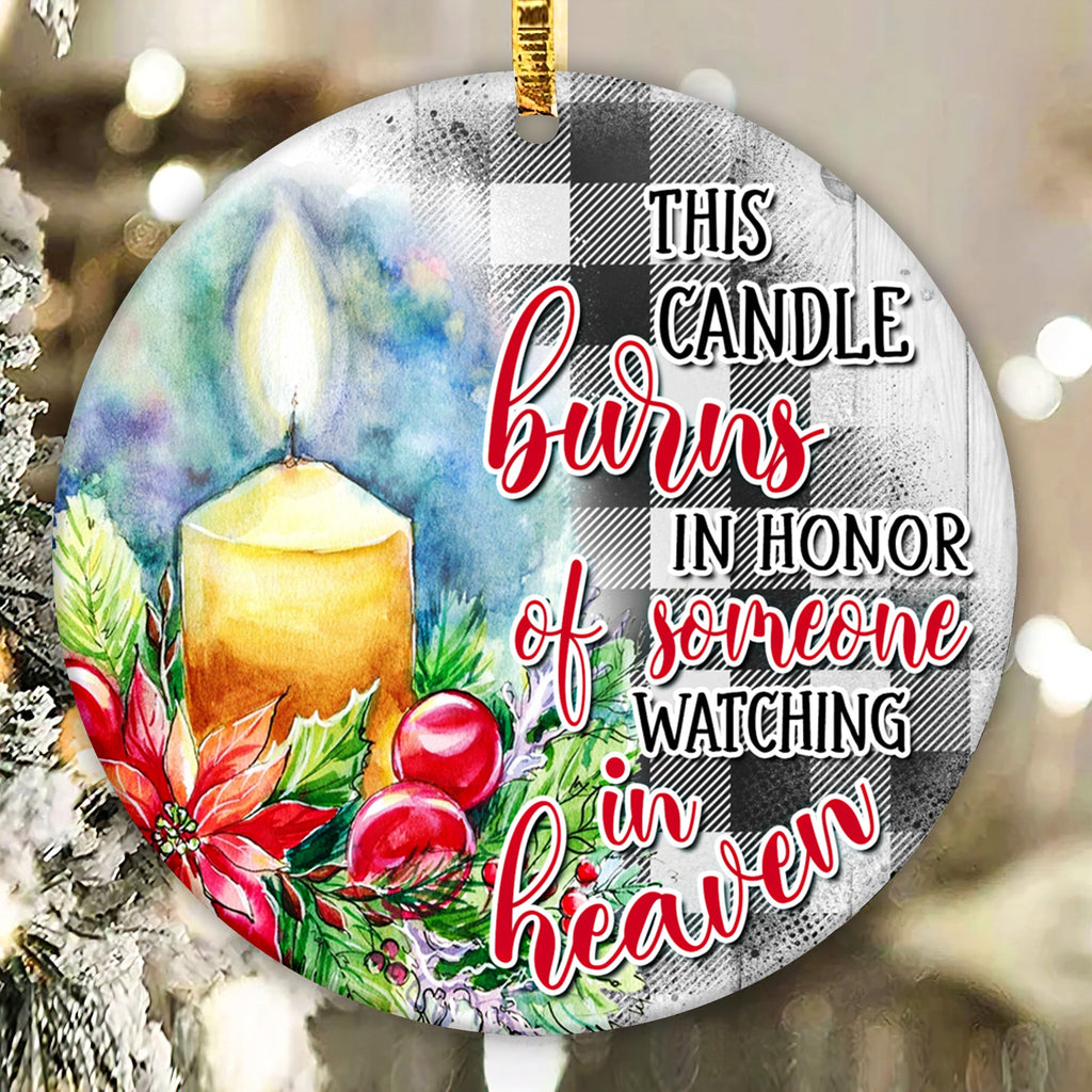 Memorial Lantern Png Round Wood Slice Ornament Sublimation Design ...