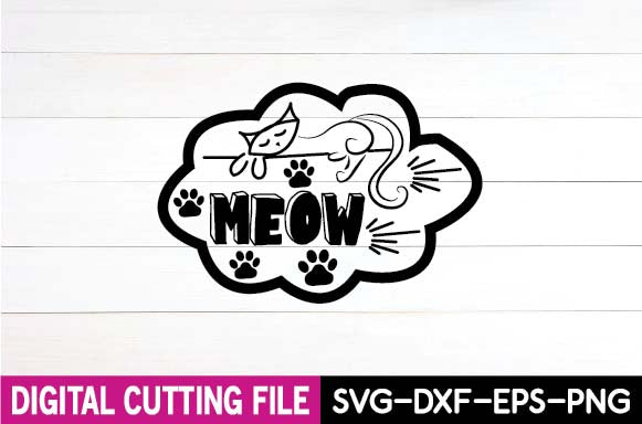 meow svg - So Fontsy
