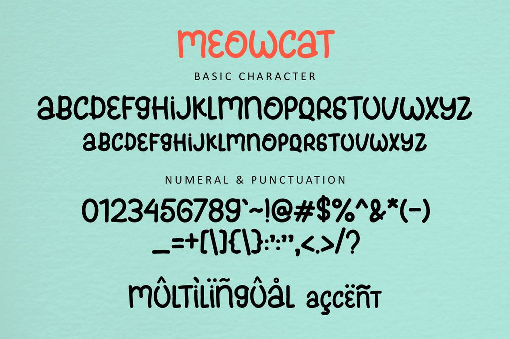 Meowcats - Handwritten Font - So Fontsy