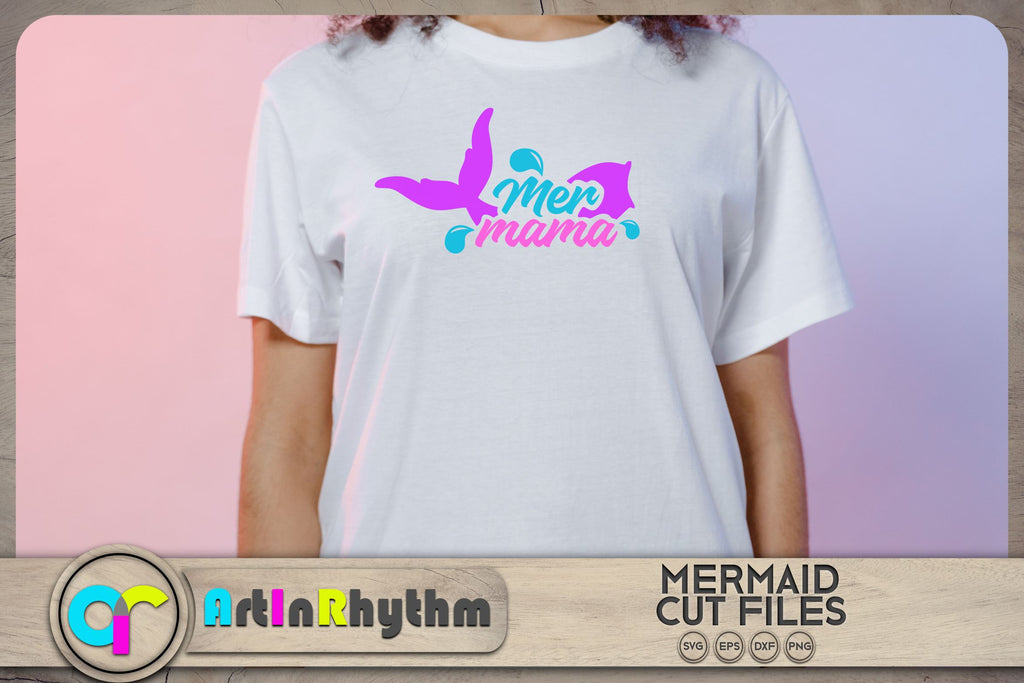 Mer mama SVG / Mermaid mama SVG - So Fontsy
