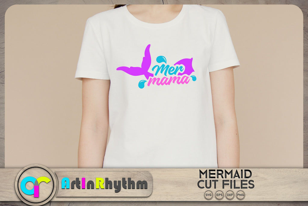 Mer mama SVG / Mermaid mama SVG - So Fontsy