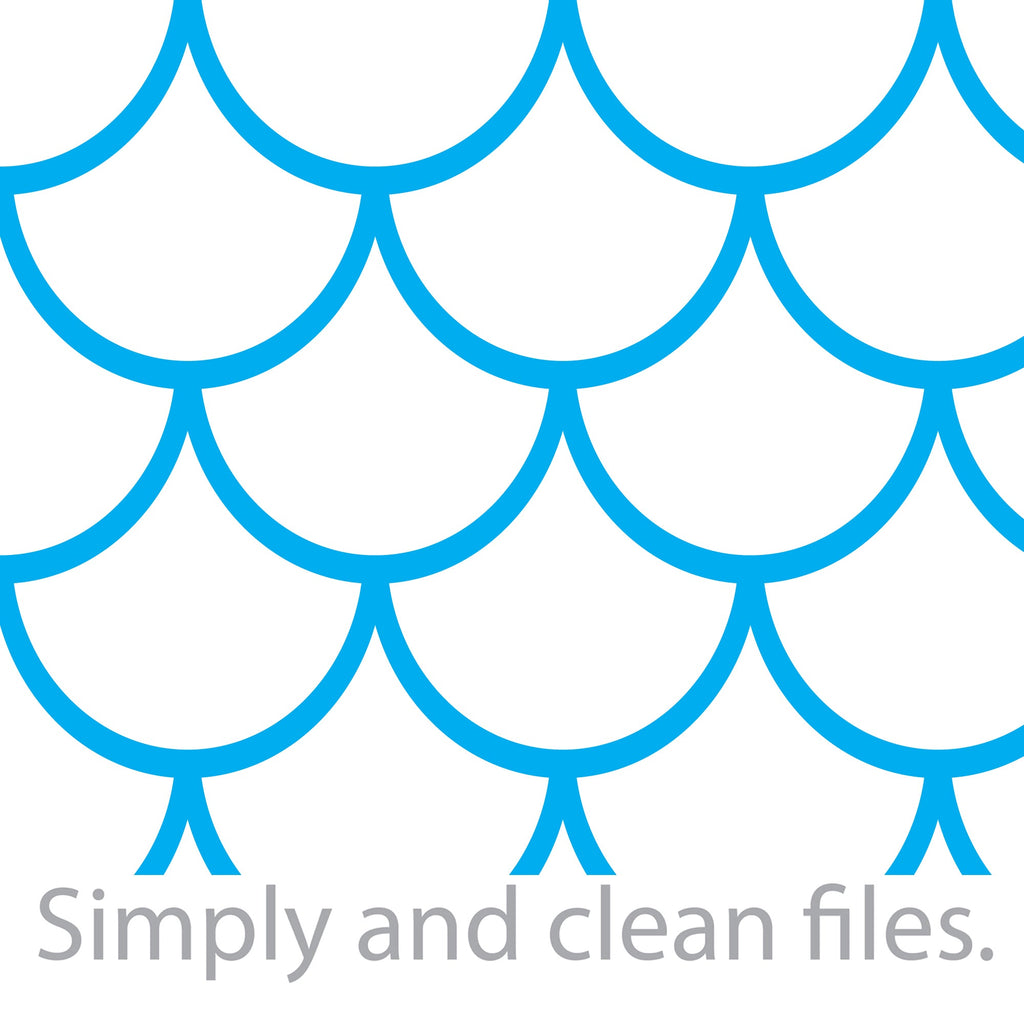 Mermaid seamless pattern. Cut files for Cricut. Clip Art silhouettes ...