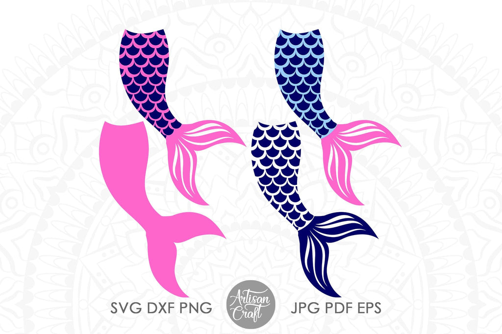 Mermaid tail SVG | fish scales | Mermaid SVG | So Fontsy