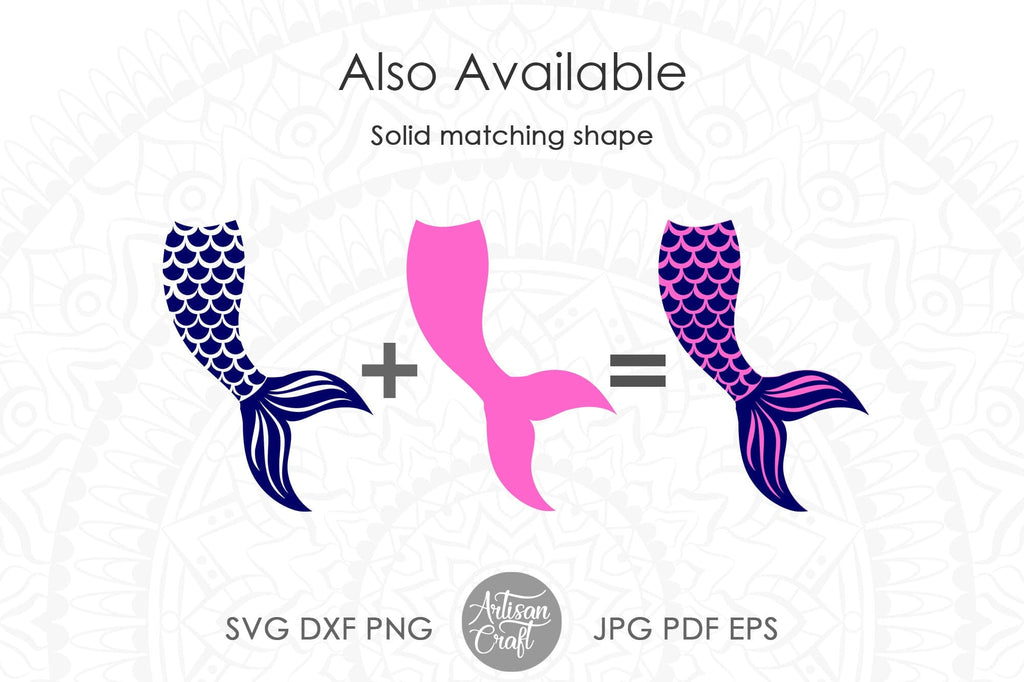 Mermaid tail SVG | fish scales | Mermaid SVG | So Fontsy