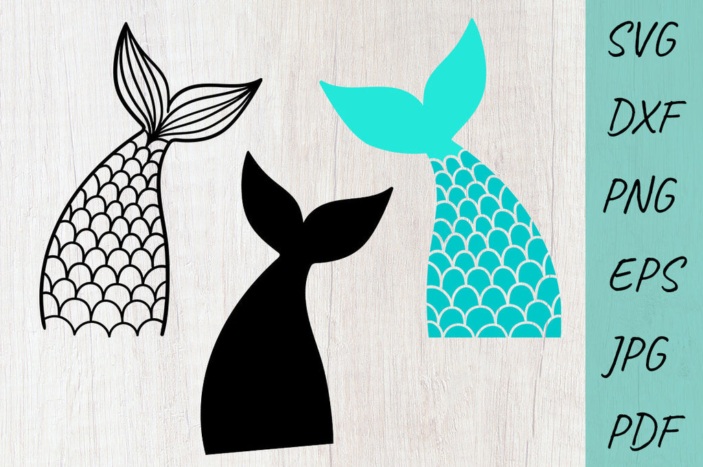 Mermaid Tail SVG Set, mermaid SVG, Mermaid SVG file - So Fontsy
