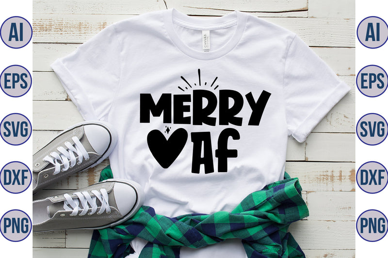 Merry Af svg - So Fontsy