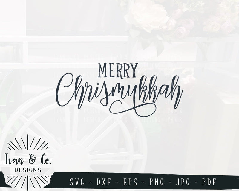 Merry Chrismukkah SVG Files | Christmas | Hanukkah SVG (884178247) - So ...