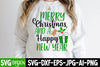 Merry Christmas And a Happy New Year SVG Cut File - So Fontsy