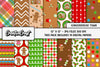 Merry Christmas Digital Papers, scrapbook backgrounds designs - So Fontsy