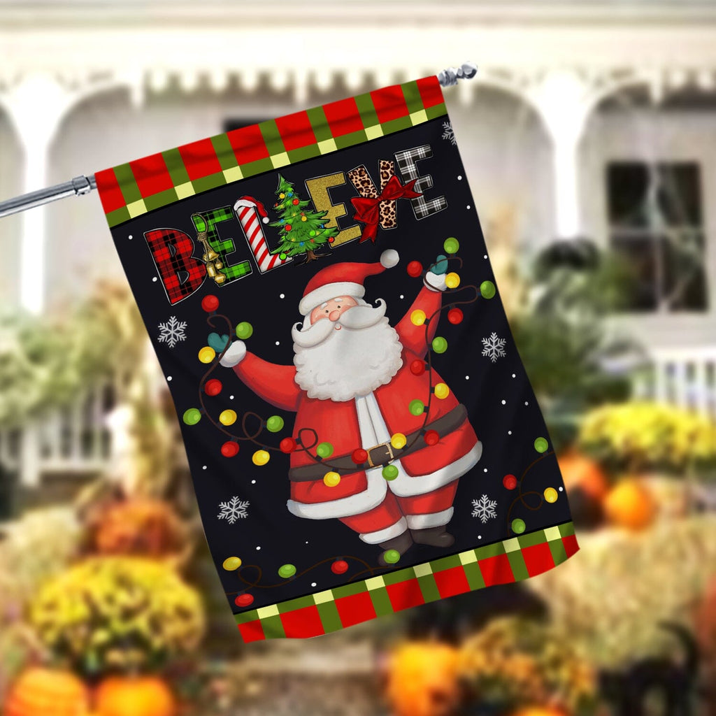 Merry Christmas Garden Flag, 12x18 Garden Flag Double Sided Burlap ...
