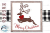 Merry Christmas Reindeer SVG - So Fontsy