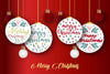 Merry Christmas Round Design Bundle - So Fontsy