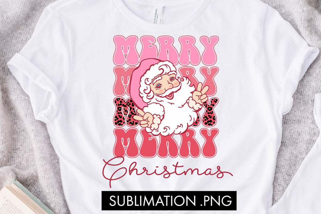Merry Christmas Santa PNG Sublimation - So Fontsy