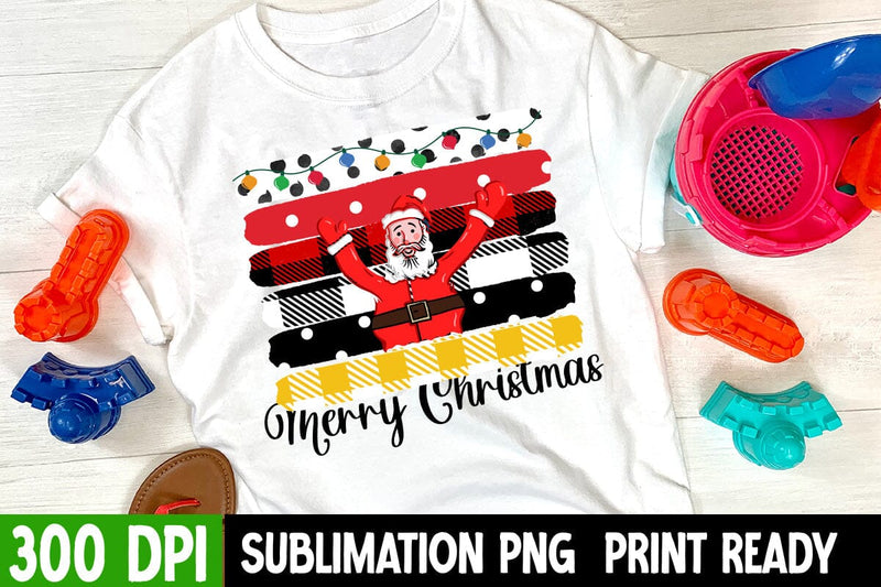Merry Christmas Sublimation Design , Christmas PNG Design - So Fontsy