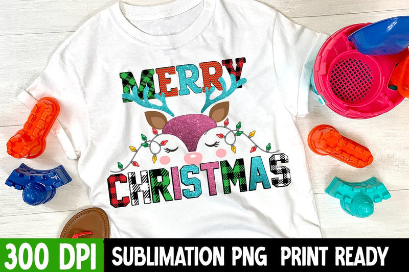 Merry Christmas Sublimation Design PNG - So Fontsy