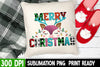 Merry Christmas Sublimation Design PNG - So Fontsy