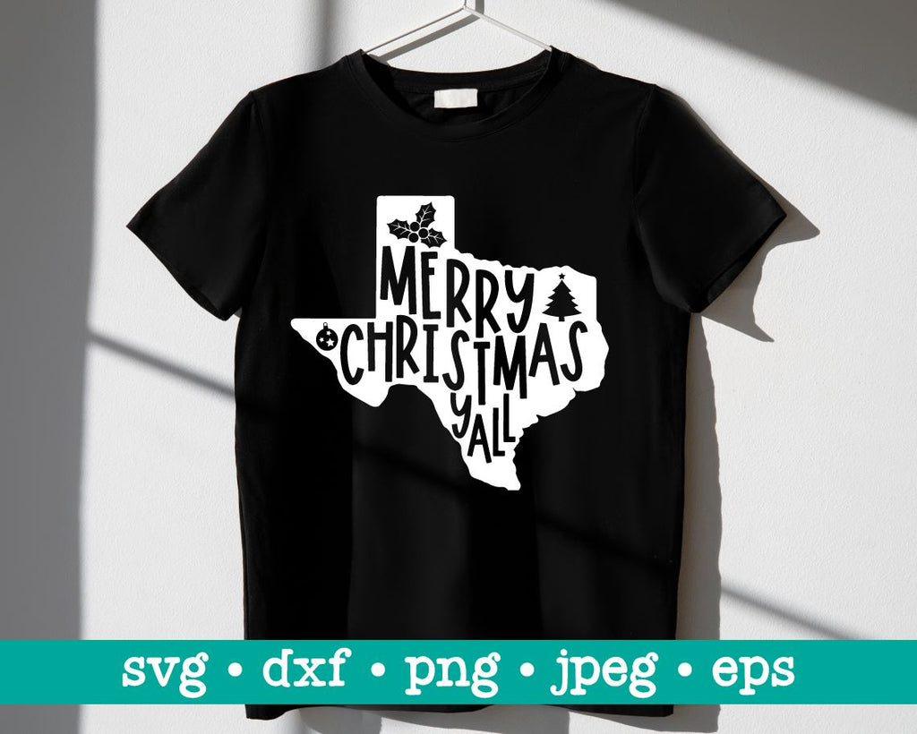 Merry christmas Texas svg, TX christmas svg, Christmas state clipart ...