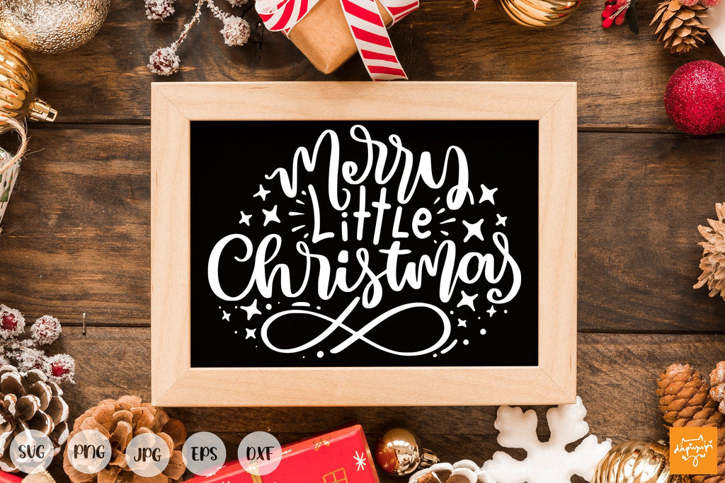 Merry Little Christmas SVG - So Fontsy