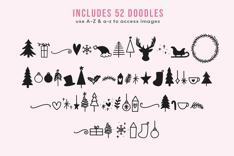 Merry Magic - Christmas Doodle Font - So Fontsy