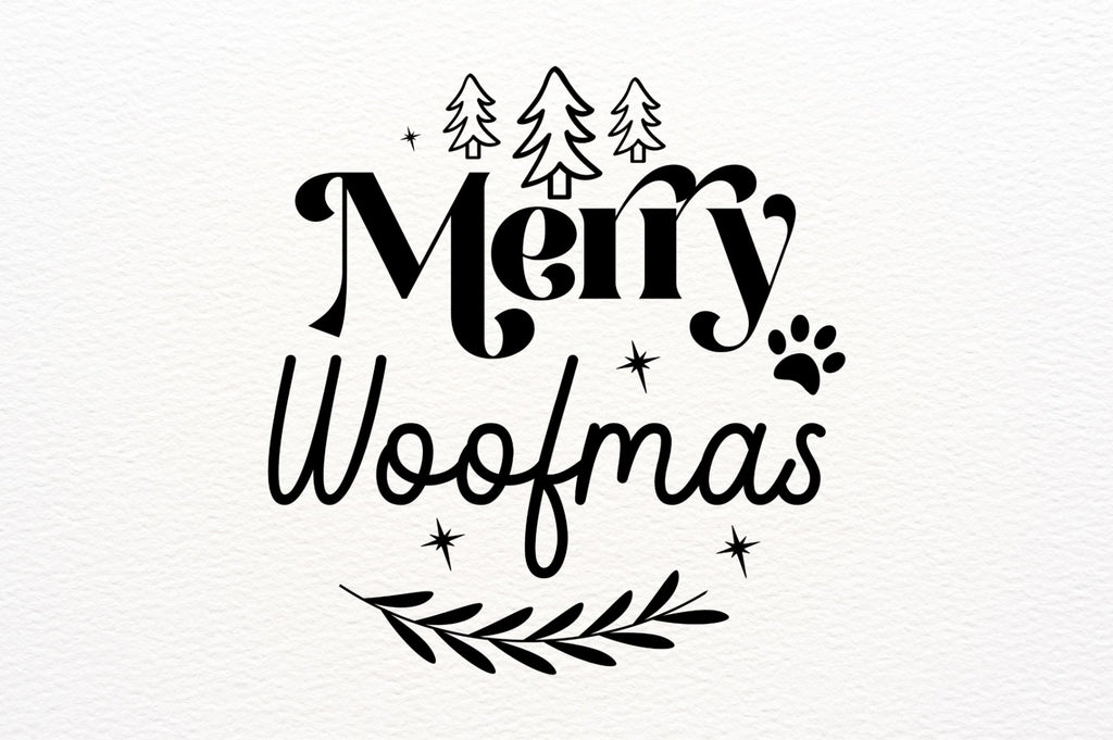 Merry woofmas SVG Design - So Fontsy