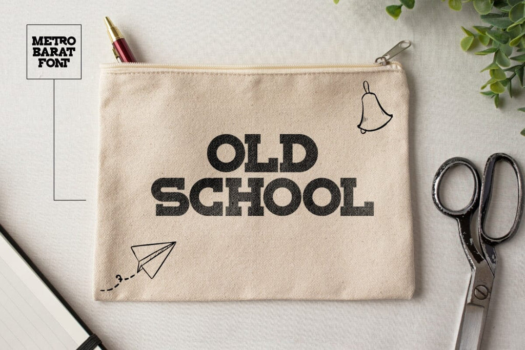 Metro Barat - Modern Slab Serif Font - So Fontsy