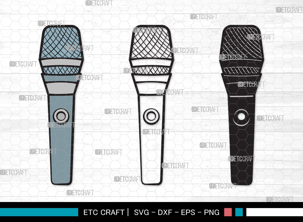Microphone SVG | Mic Svg | Audio Sound Svg | Sound Recording Svg ...