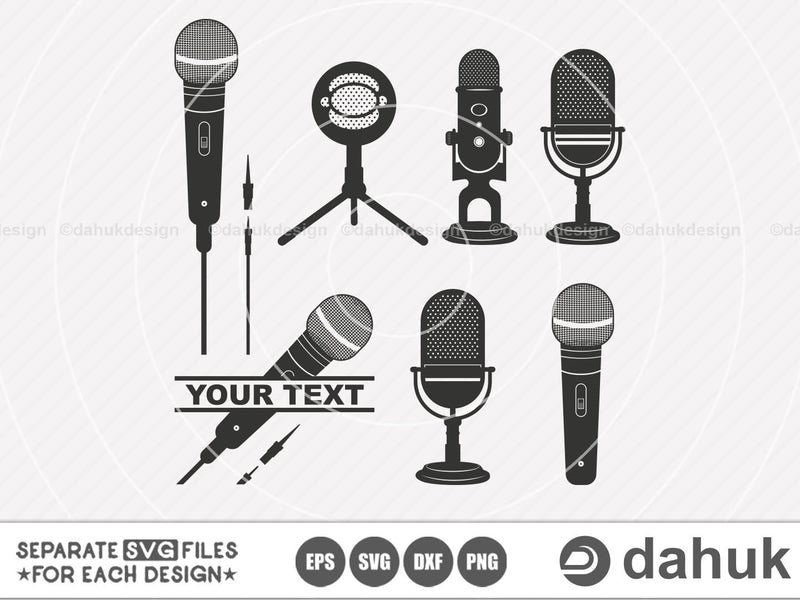 Microphone Svg, Microphone Clipart, musical instruments, music, vector ...