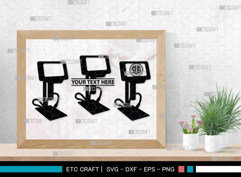 Microscope Monogram, Microscope Silhouette, Microscope SVG, Lab Tool ...