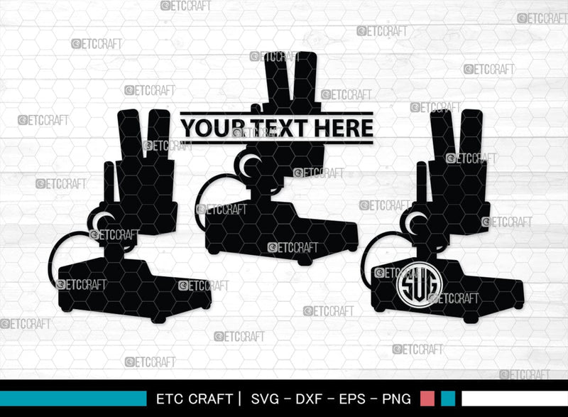 Microscope Monogram, Microscope Silhouette, Microscope SVG, Lab Tool ...