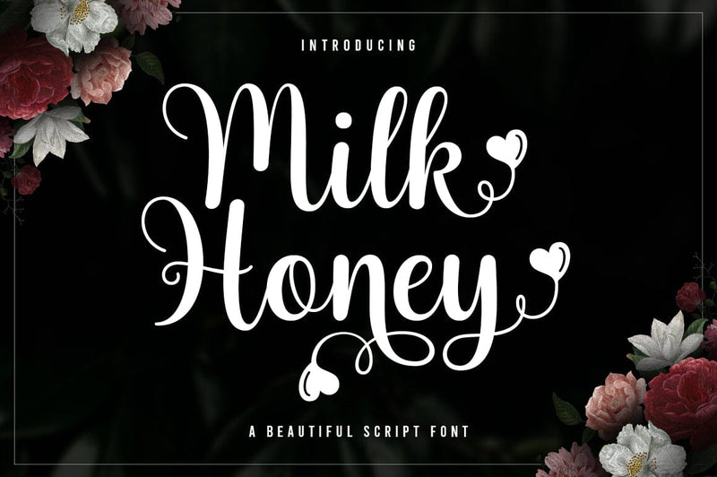 Milk Honey Script - So Fontsy