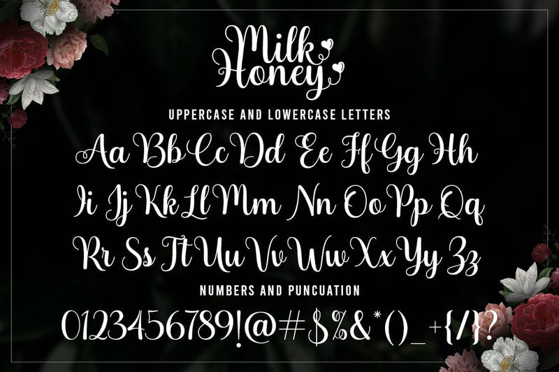 Milk Honey Script - So Fontsy
