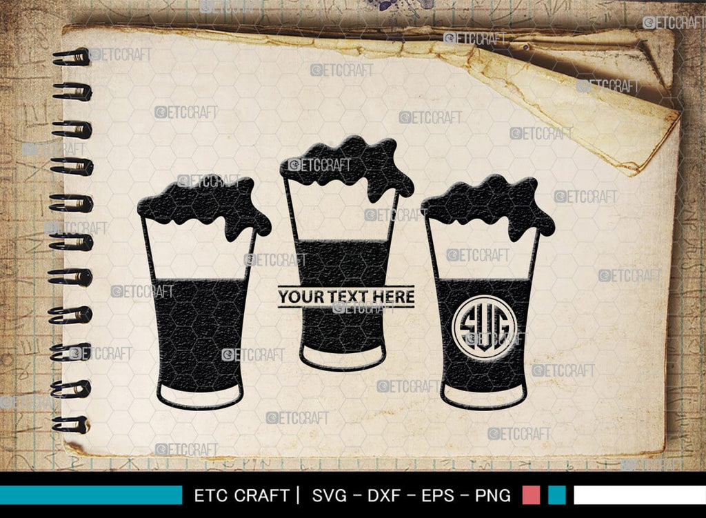 Milk Shake Monogram, Milk Shake Silhouette, Milk Shake SVG, Drink Shak ...