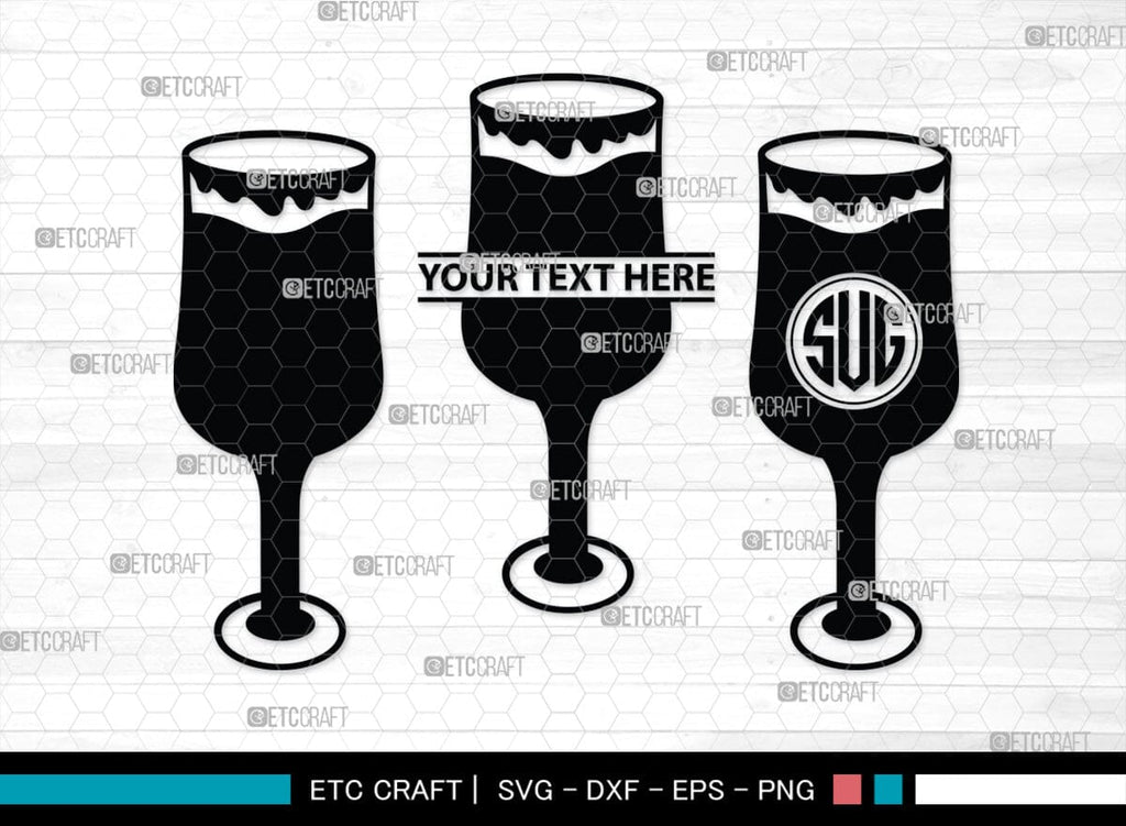 Milk Shake Monogram, Milk Shake Silhouette, Milk Shake SVG, Drink Shake ...