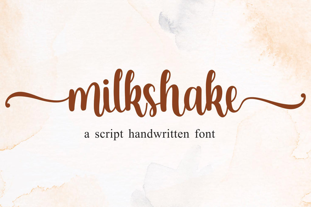 Milkshake - So Fontsy