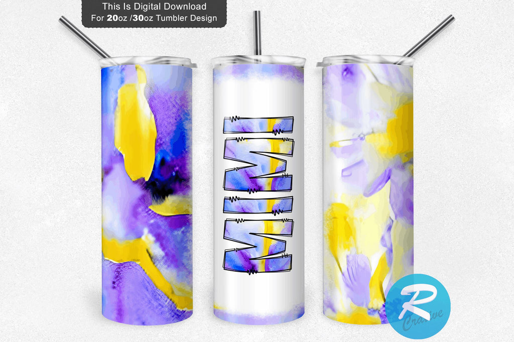 Mimi 20 oz / 30 oz Tumbler PNG - So Fontsy