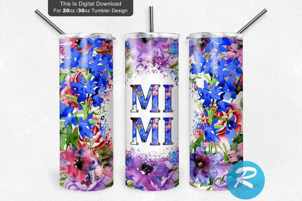 Mimi 20 oz / 30 oz Tumbler PNG - So Fontsy