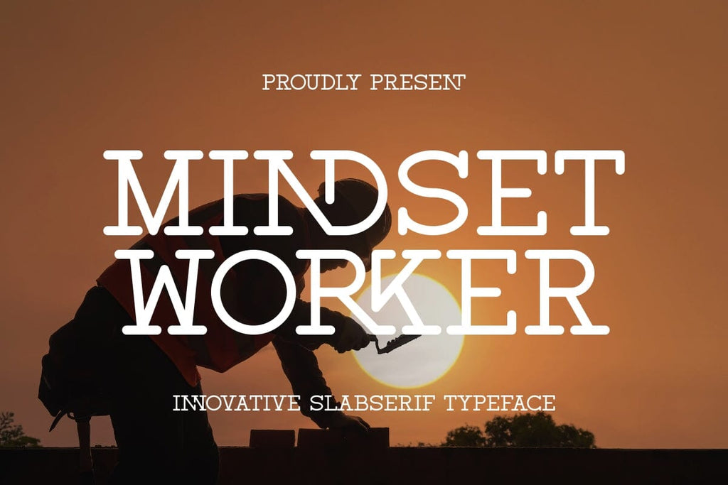 Mindset Worker - Slab Serif Font - So Fontsy