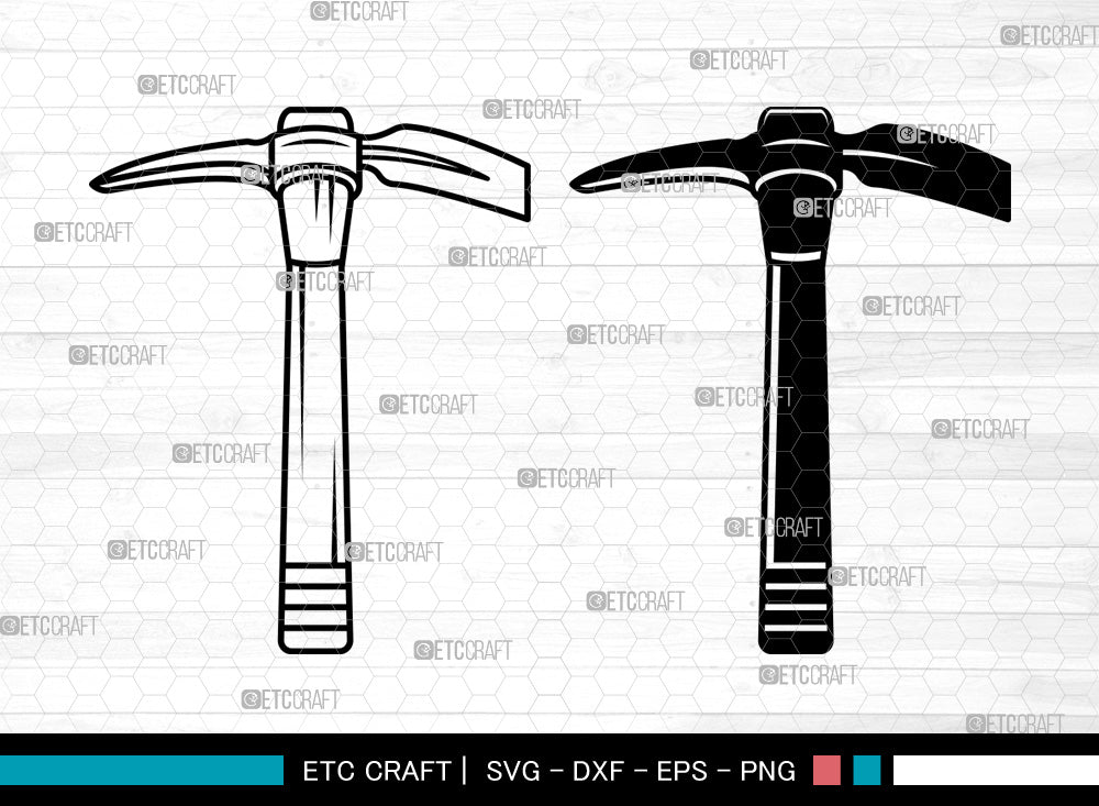 Miner Pickaxe SVG, Miner Tool Svg, Pickaxe Svg, Miner Pickaxe Svg - So ...
