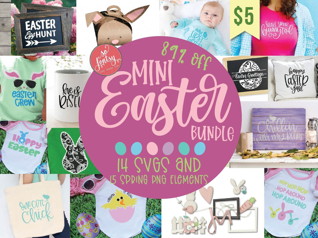 Easter Mini SVG Bundle - So Fontsy