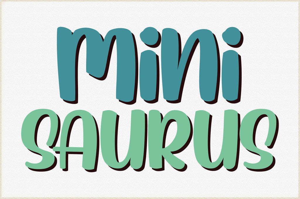 Mini Saurus Svg - So Fontsy