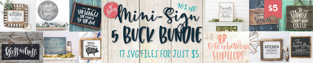 Wood Sign SVG Design Bundle | So Fontsy