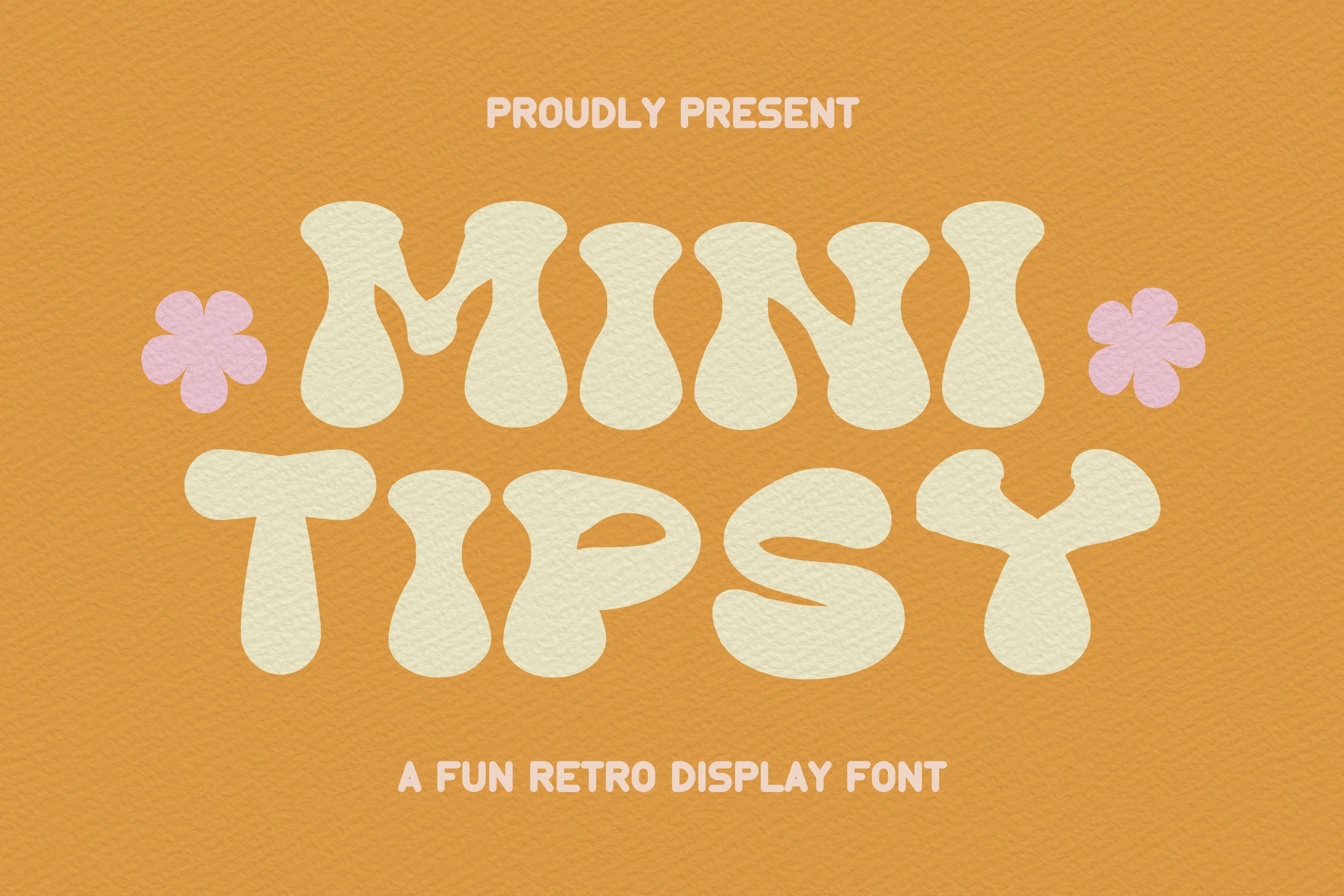 Mini Tipsy - Fun Retro Font - So Fontsy