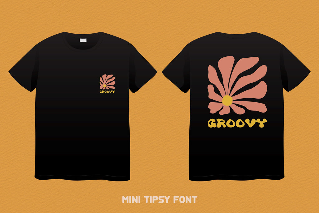 Mini Tipsy - Fun Retro Font - So Fontsy