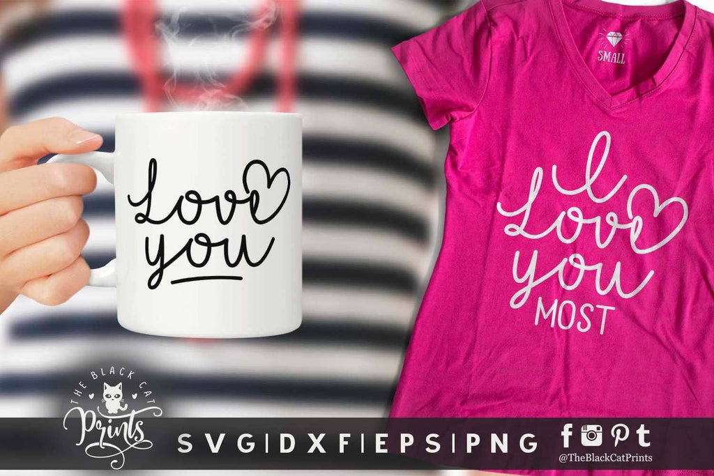 Mini Valentines SVG bundle | 9 cut files - So Fontsy