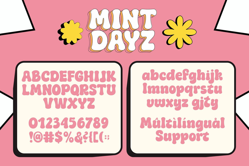 Mint Dayz – Retro Rounded Display font - So Fontsy